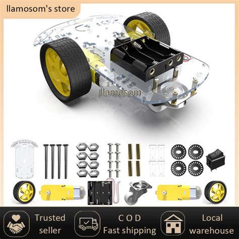 【codfast Shipping】 50pcs 10pcs 1pcs New 2wd Smart Robot Car Chassis
