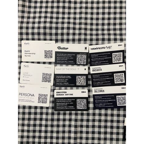 อลบม bts enhypen weverse qr code Shopee Thailand