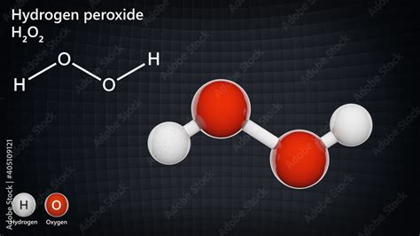 Ilustração Do Stock Structural Chemical Formula And Molecular