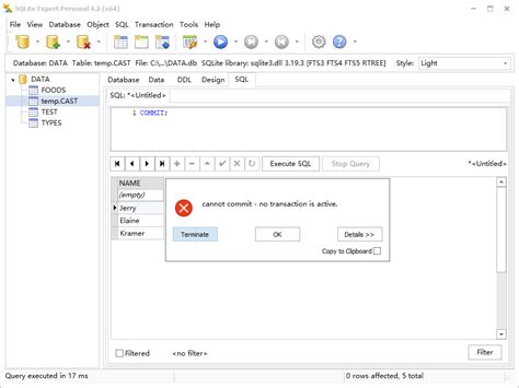 SQLite 事务 SolidMango 博客园