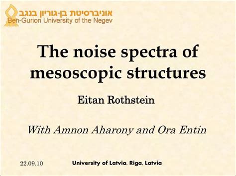 Ppt The Noise Spectra Of Mesoscopic Structures Powerpoint Presentation Id3768334