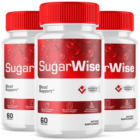 Sugarwise Blood Support Pills Advanced Formula Vitamin Supplement Sugar