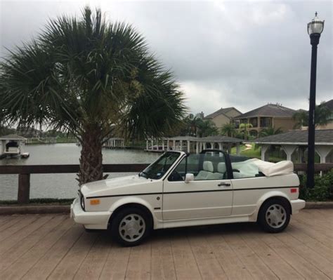 1992 Volkswagen Cabriolet Wolfsburg Triple White For Sale
