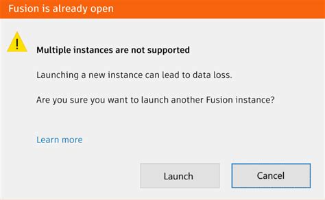 Multiple Instances Are Not Supported In Fusion Electronics