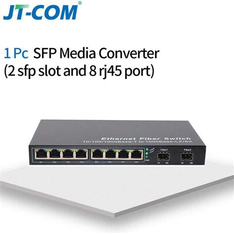 JT COM Port Gigabit Switch RJ Port SFP Ethernet Network Switch Year Warranty