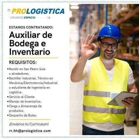 Auxiliar De Bodega E Inventario