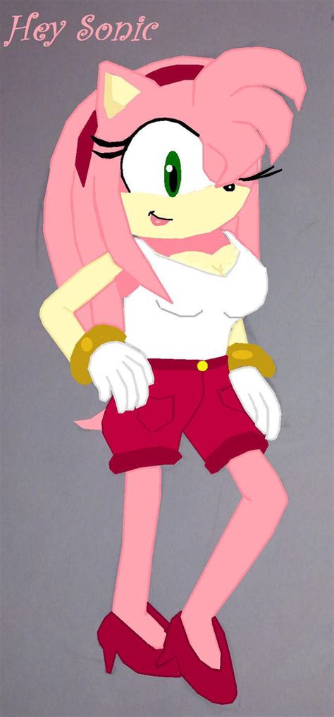 Amy Rose Sexy Rose By Spikinette On DeviantArt