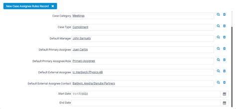 About The Case Assignee Rules Form Aptify Support