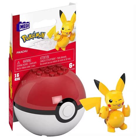 Mega Bloks Pokemon Evergreen Poke Ball Pikachu Playon Sports And Toys