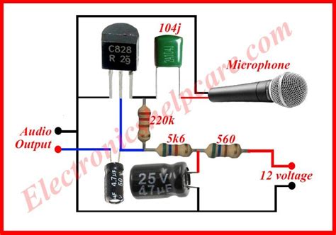Microphone Circuit Diagram