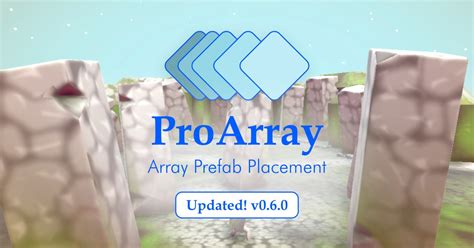 proarray array prefab placement array modifier modeling unity