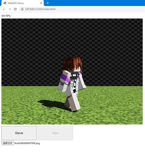 GitHub InformationKiller WebGPU Demo MCSkin Previewer 基于WebGPU的MC皮肤预览器