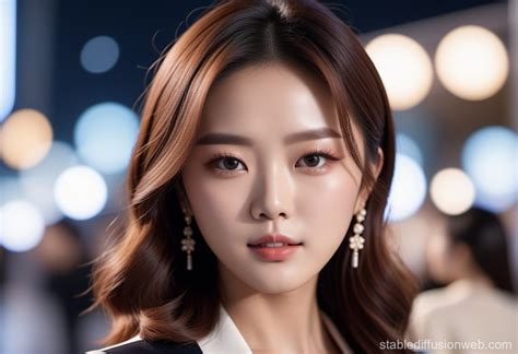 Popular Korean Celebritys Self Camera Photo Stable Diffusion Online