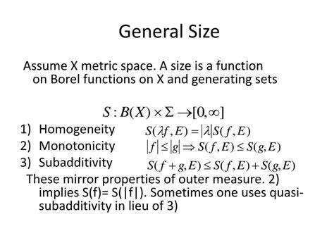 Ppt An Lp Theory For Outer Measures Application To Singular Integrals Powerpoint