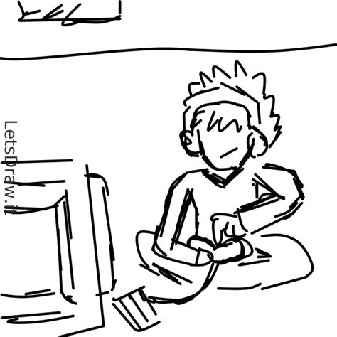 How To Draw Gamer LetsDrawIt