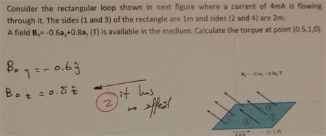 Solved Consider The Rectangular Loop Shown In Next Figure Chegg