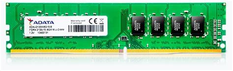 Adata Ram Pamäť 2133mhz 4gb Ddr4 VÝpredaj Datacompsk