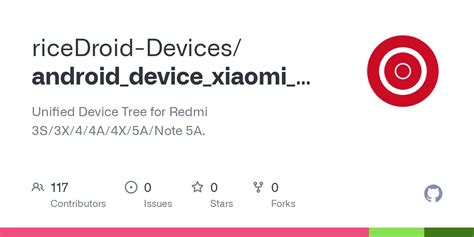 github ricedroid devices android device xiaomi mi8937 unified device