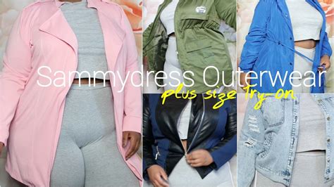 Fall Outerwear Ft Sammydress Plus Size Try On Youtube