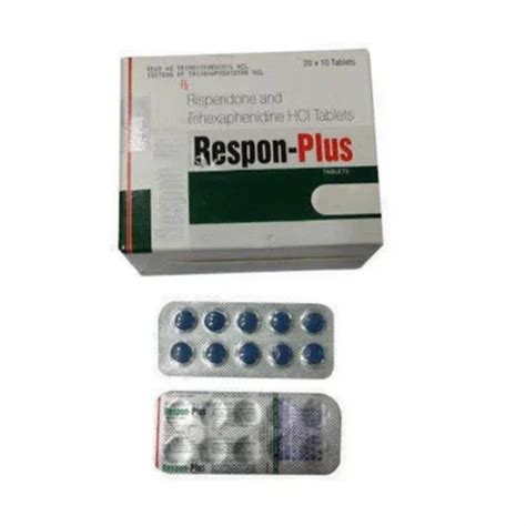 Risperidone Trihexyphenidyl Tablets Rispond Plus Packaging Type