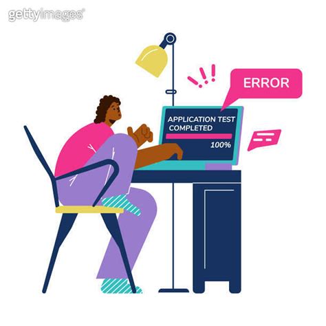 Developer Or Programmer Creates A Mobile App Software Flat Vector