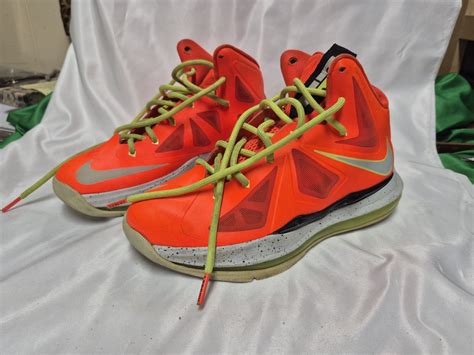Lebron 10 Green And Orange