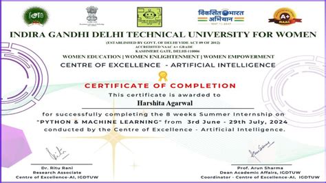 Machinelearning Python Internship Ai Igdtuw Techgrowth