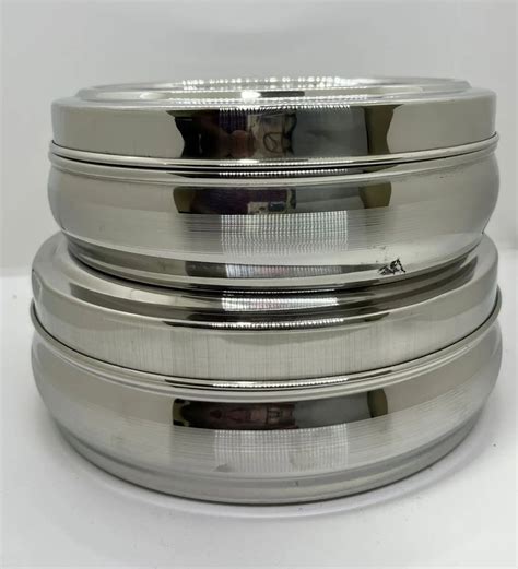 Stainless Steel Chapati Container Set At ₹ 250 Kg Stainless Steel Container In Vasai Id