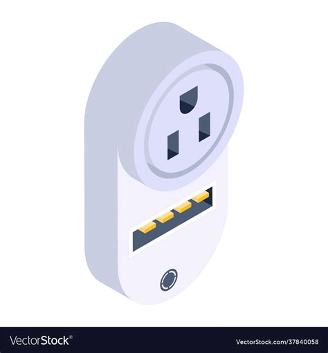 Power Socket Royalty Free Vector Image VectorStock