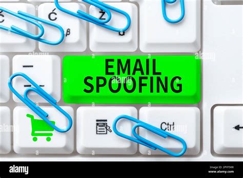 Hand Writing Sign Email Spoofing Business Showcase Secure The Access