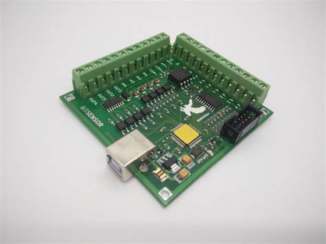 CNC MACH USB Axis KHz USB CNC Smooth Stepper Motion Controller Card Breakout Board For CNC