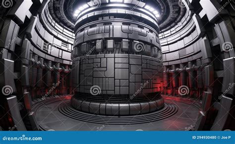 Interior View Of A Conceptual Nuclear Fusion Reactor Stock Illustration Illustration Of Plasma