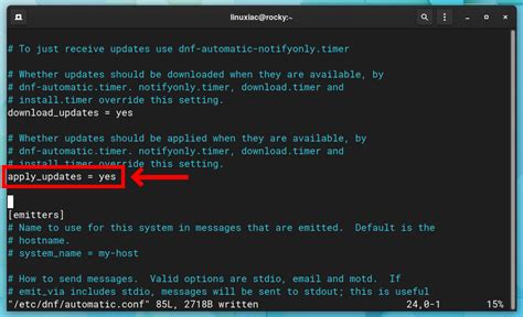 How To Set Up Automatic Updates On Rocky Linux Almalinux