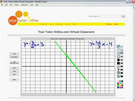Solve Systems Of Linear Equations By Graphing YouTube