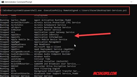 How To Run Powershell Script Mcsaguru