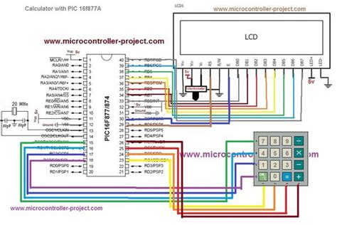 Simple Calculator Circuit Diagram