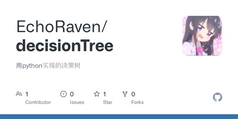 Github Echoraven Decisiontree Python