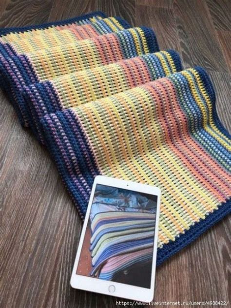 Плед крючком КРАСИВЫЙ узор для пледа Идеи для вязания Вязаное крючком одеяло Узоры
