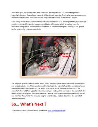 Speed Sensor PDF