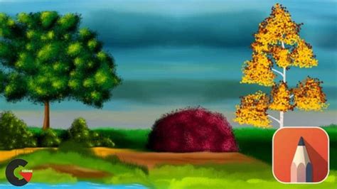 Autodesk Sketchbook Beginner Course Foliage Digital Painting CGArchives