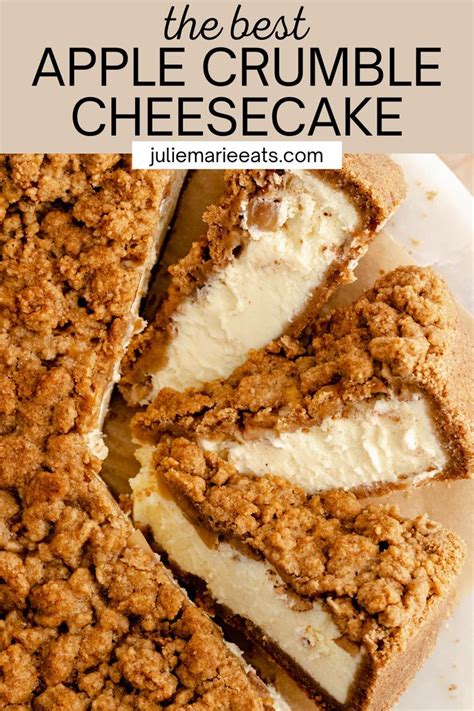 Apple Crumble Cheesecake Julie Marie Eats Recipe Food Processor