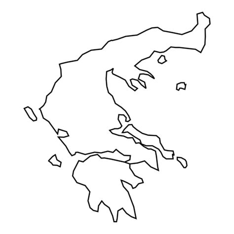 Greece Outline Map Logo Png Vector Eps Free Download