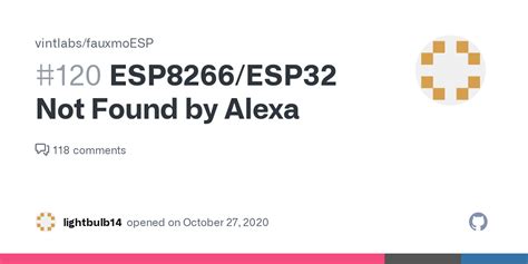 ESP8266 ESP32 Not Found By Alexa Issue 120 Vintlabs FauxmoESP GitHub