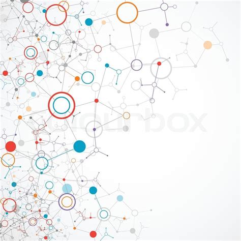 Network Color Technology Communication Stock Vector Colourbox