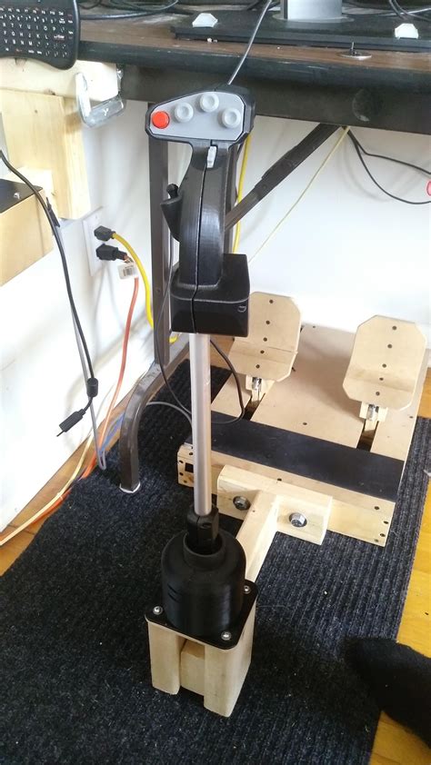 Logitech Extreme 3d Pro Modification With 10 Inch Extension Also A Throttle And Pedals Hotas