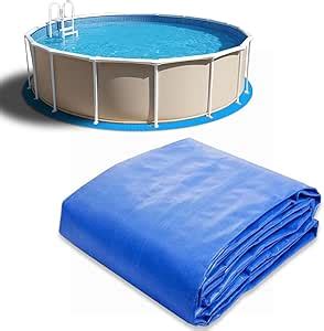 24ft Round Above Ground Pool Liner Pad Heavy Duty Outdoor