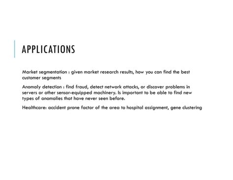 Machine Learning Hands On Clustering Ppt