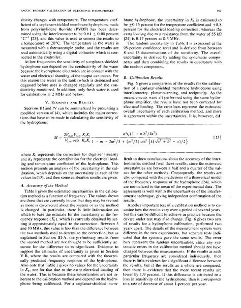 Pdf Primary Calibration Of Ultrasonic Hydrophone Using Optical