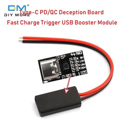 Diymore Type C Pd Trigger Board Module Pd3 0 Qc3 0 Decoy Board Fast Charge 9v 12v 15v 20v High