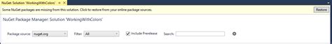 C How Do I Enable NuGet Package Restore In Visual Studio Stack Overflow